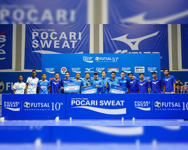 POCARI SWEAT FUTSAL CHAMPIONSHIP YANG KE-10 SUKSES DIGELAR